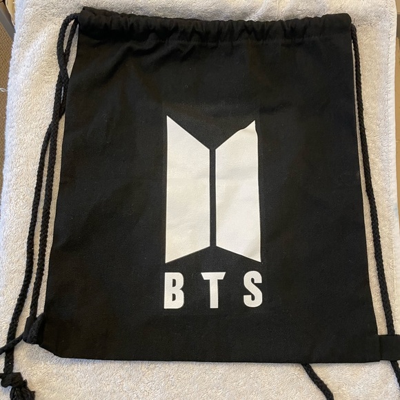 BTS | Bags | Awesome Bts Drawstring Bag | Poshmark
